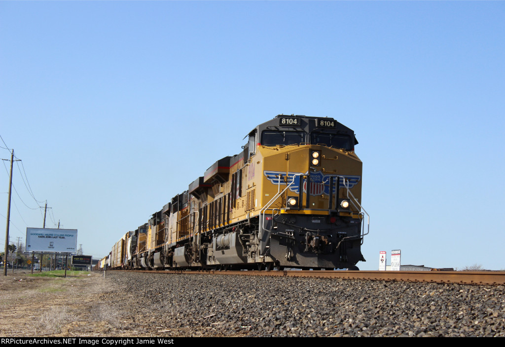 UP Manifest in McClellan